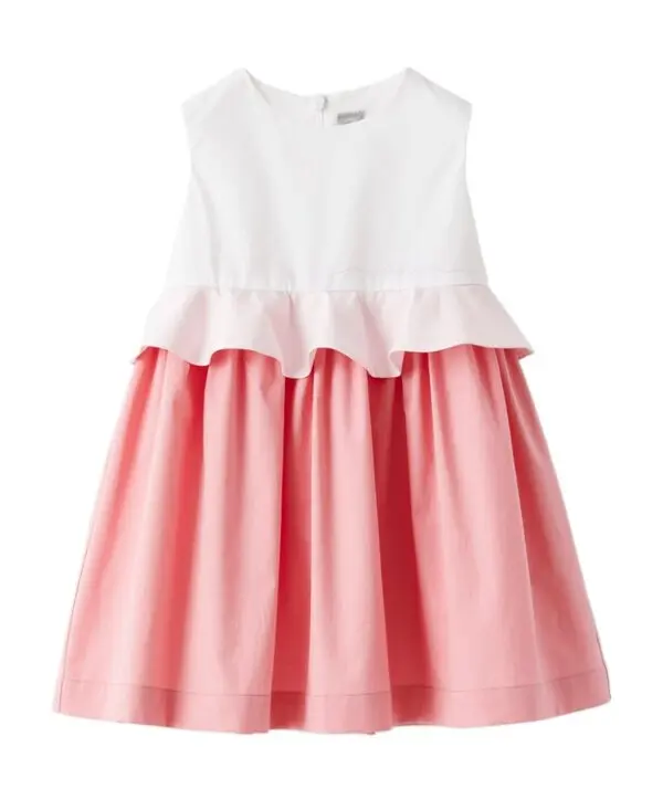 IL GUFO Sleeveless Ruffled Dress - Pink