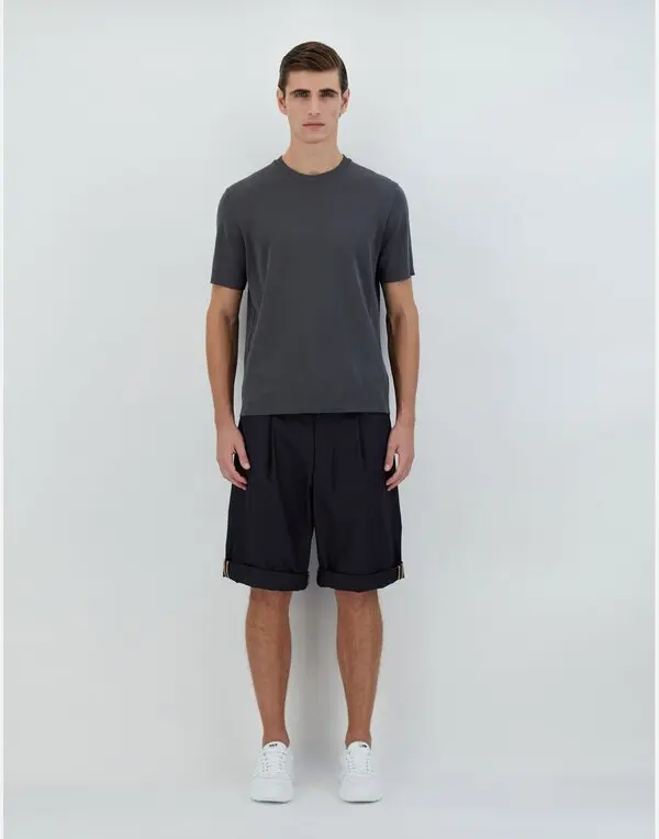 Herno Crewneck Short-sleeved T-shirt - Black