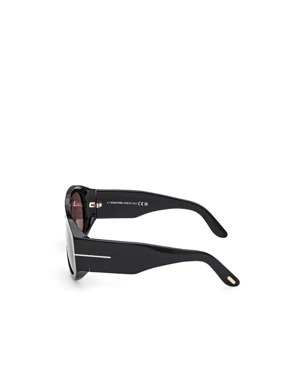 TOM FORD Pilot Frame Sunglasses - Gray