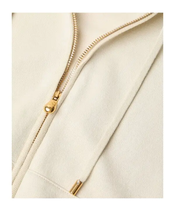 Loro Piana Viera Bomber Jacket With Drawstring Hood - Arctic Wolf