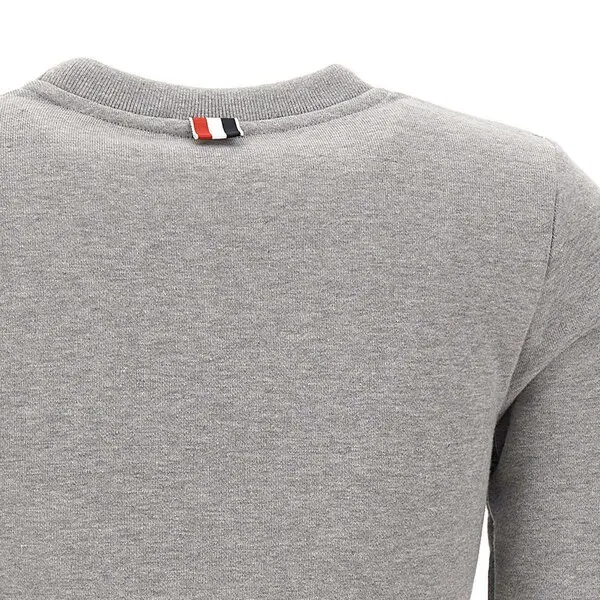 Thom Browne Loopback 4-bar Sweatshirt - Light Gray