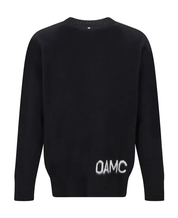 OAMC Logo Intarsia-knit Crewneck Jumper