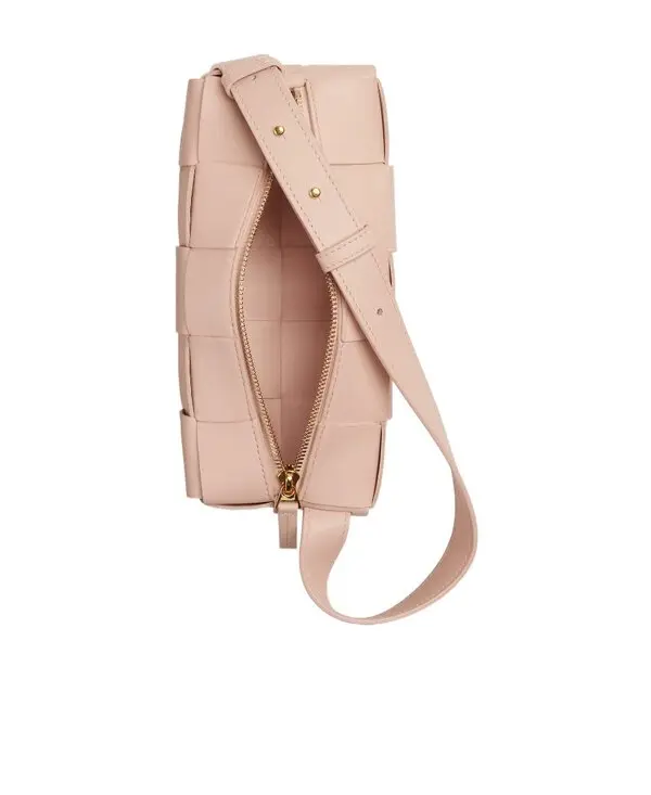 Bottega Veneta Small Brick Cassette Shoulder Bag - Lotus Pink