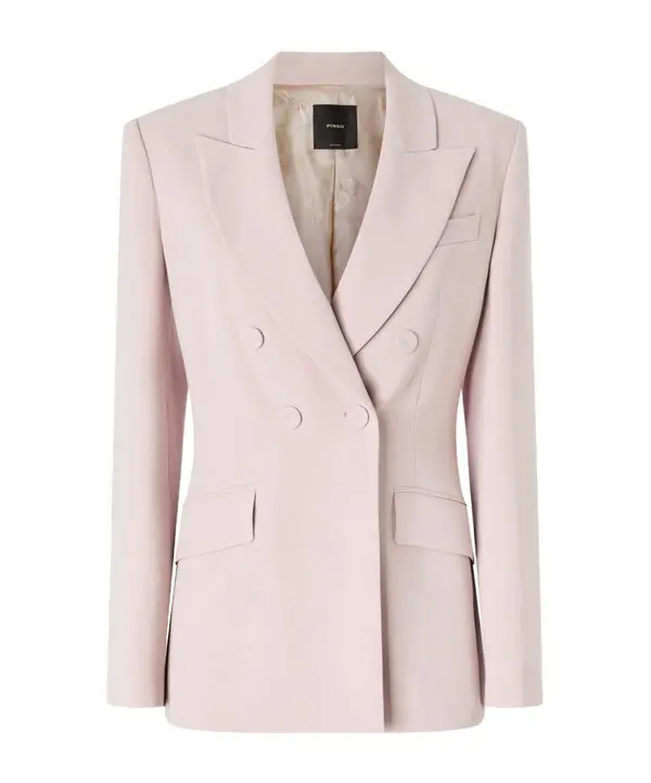 Pinko Peak Lapel Double Breasted Blazer