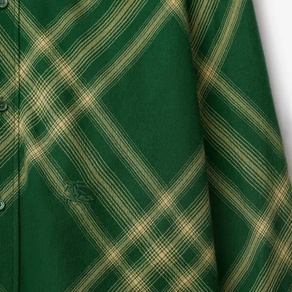 Burberry Long Sleeve Checked Shirt
