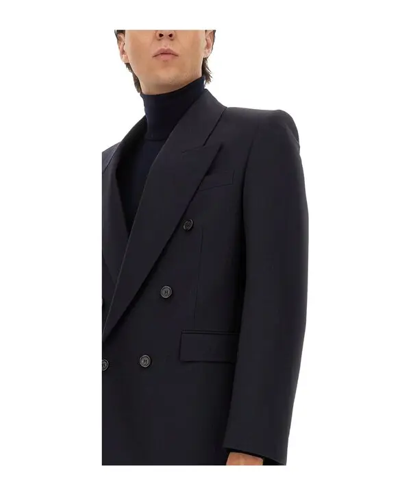 Saint Laurent Double-breasted Wool Jacket