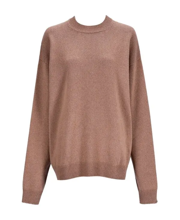Balenciaga Crewneck Knit Sweater With Rib Details