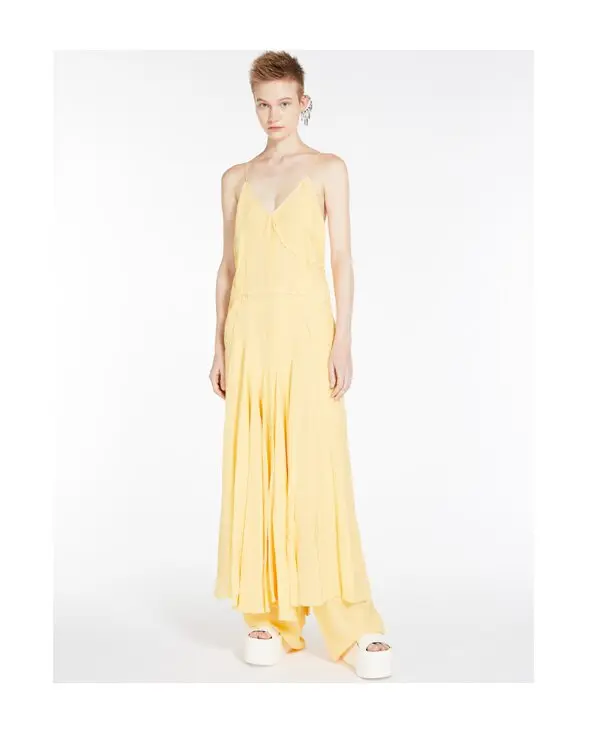 Sportmax V-neck Spaghetti Strap Dress