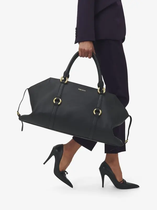 Alexander McQueen Farringdon Maxi Tote Bag - Black
