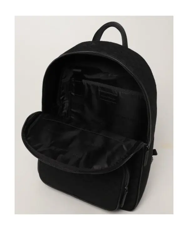 Emporio Armani Logo Lettering Zipped Backpack