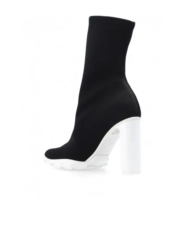 Alexander McQueen Slim Tread Zipped Boots - Black