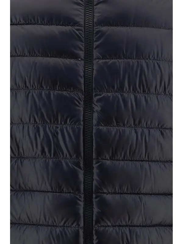 Herno Zip-up Padded Down Jacket With High Collar - Black