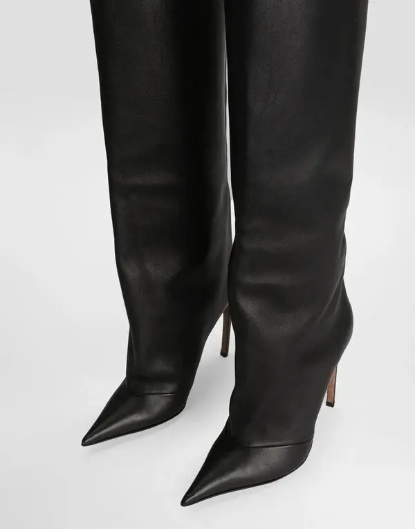 Dolce & Gabbana Devotion Pointed Toe Boots