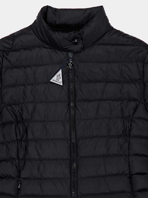 Moncler Quilted Zip-up Jacket - Black