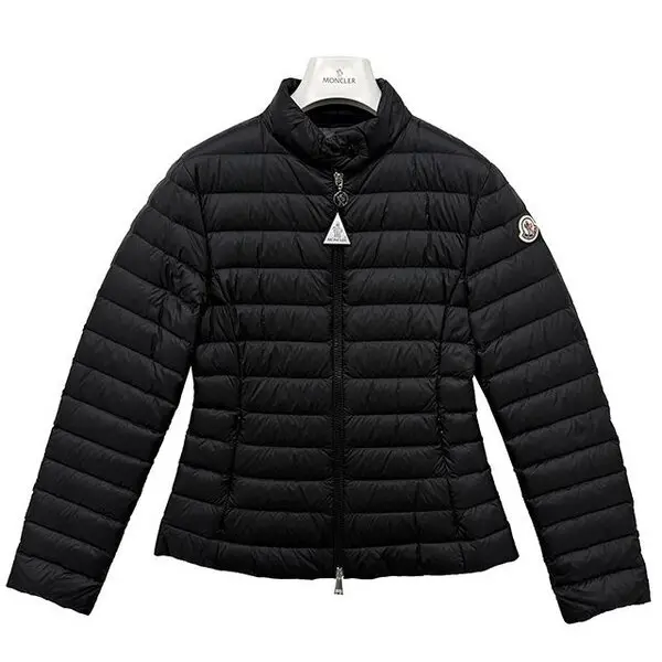 Moncler Quilted Zip-up Jacket - Black