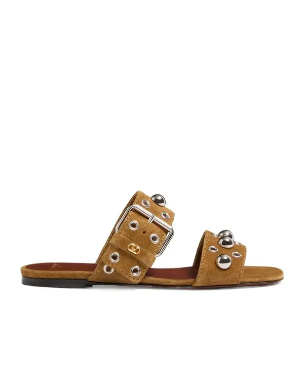 Valentino Garavani Nellcôte Buckled Slide Sandals - No