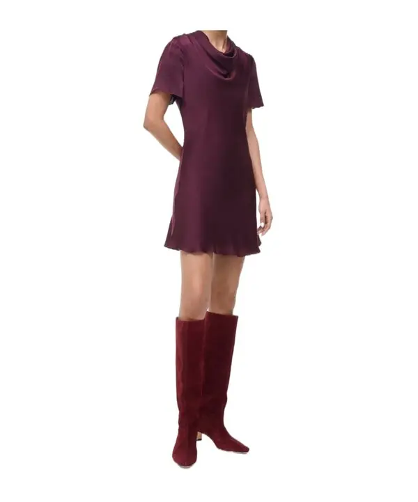 Staud Iris Silk Mini Dress