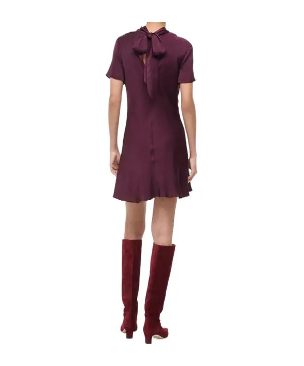 Staud Iris Silk Mini Dress
