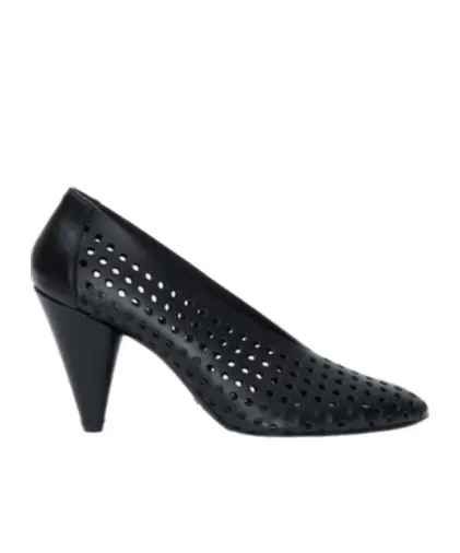 Proenza Schouler Leather Perforated Pumps - Black