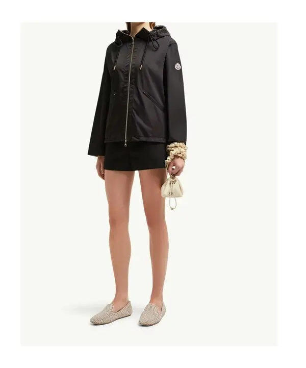 Moncler Cassiopea Hooded Jacket - Black