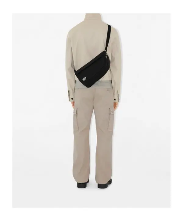 Burberry Shield Logo Plaque Messenger Bag