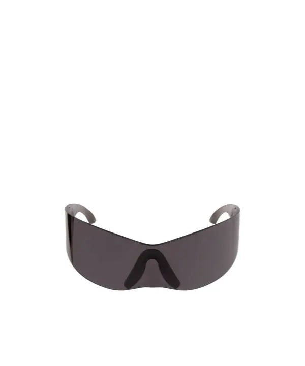 Balenciaga Shield Wraparound Sunglasses - Black