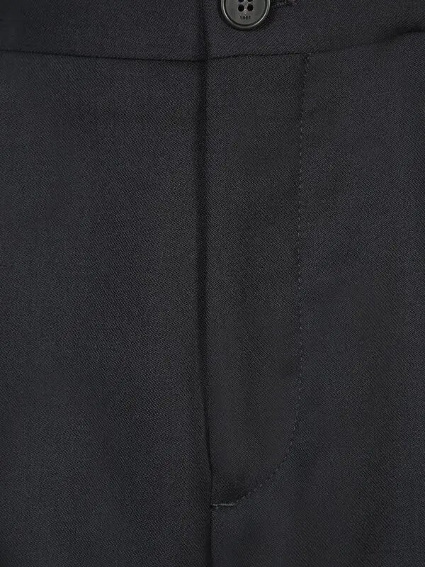 Incotex Tapered Trousers With Zip Closure - Black