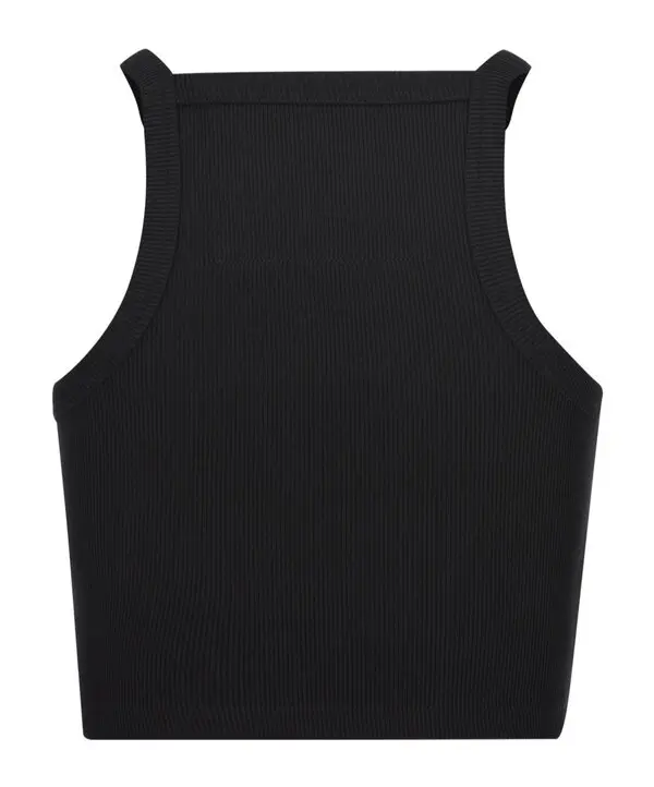 Givenchy 4g Plaque Cropped Ribbed Tank Top