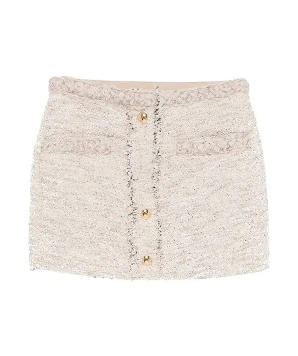 Isabel Marant Étoile Gleny Mini Skirt - Natural