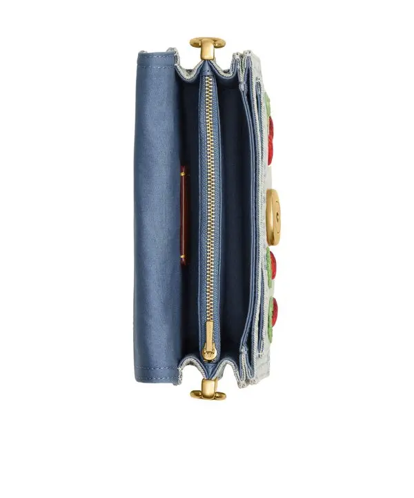 COACH Tabby Shoulder Bag With Cherry Embroidery