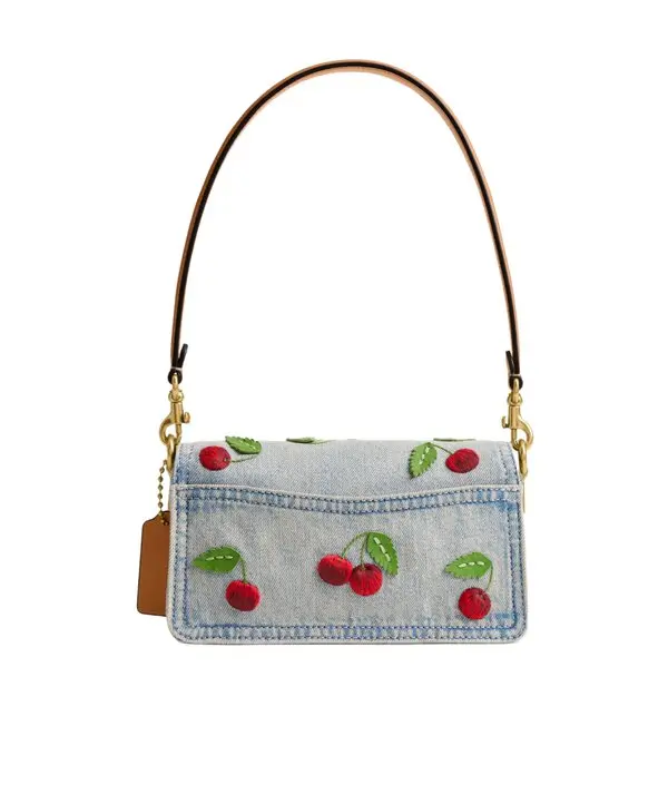 COACH Tabby Shoulder Bag With Cherry Embroidery