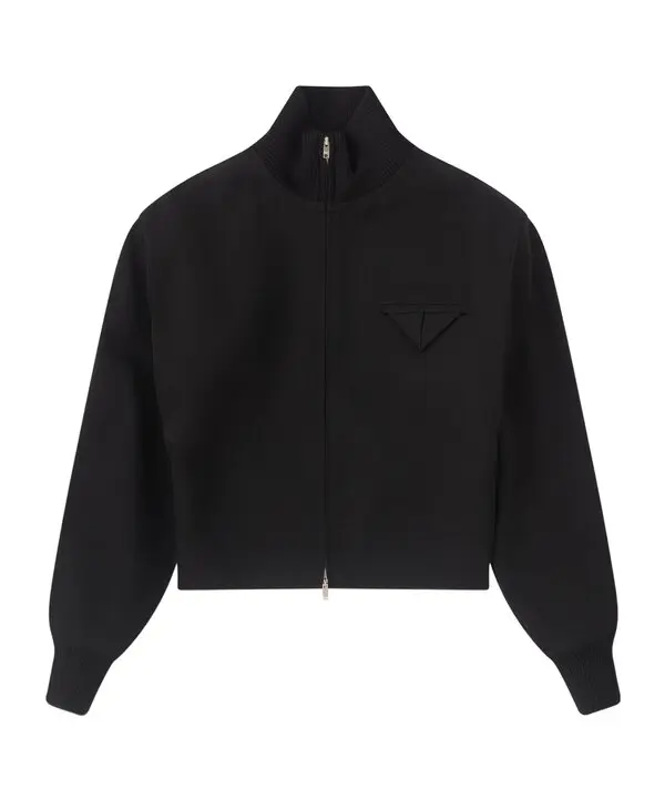 Bottega Veneta Long Sleeve Casual Jacket - Black