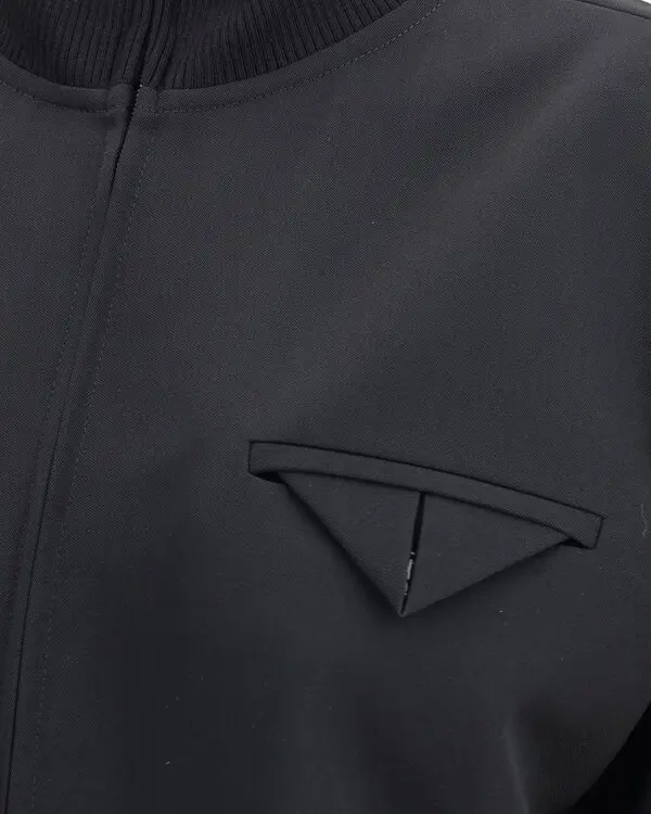 Bottega Veneta High Neck Zipped Jacket
