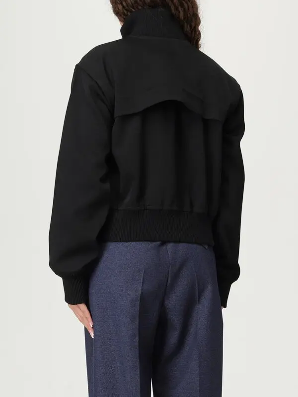 Bottega Veneta High Neck Zipped Jacket