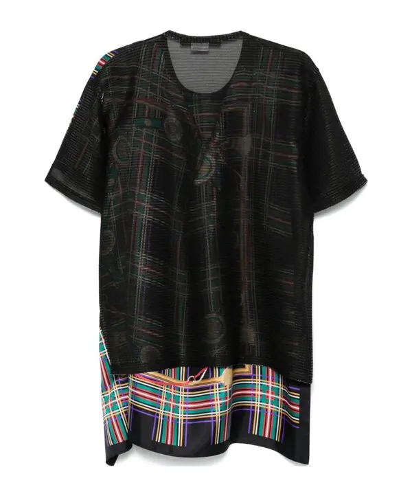 Junya Watanabe Lurex-detailed T-shirt