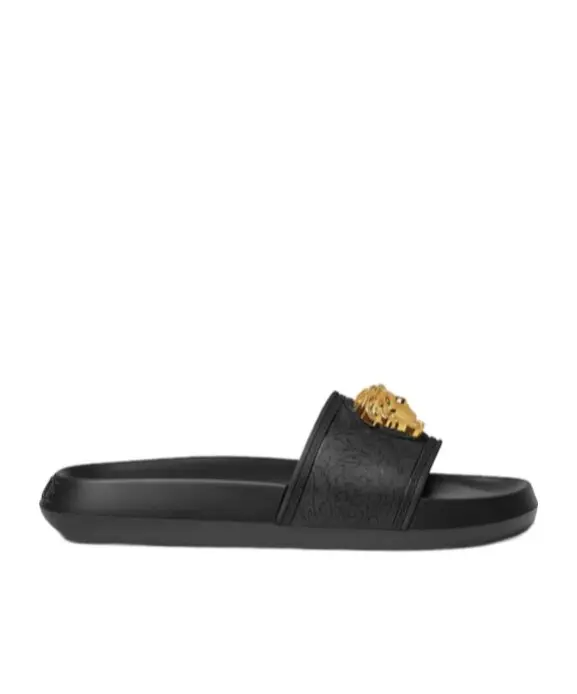 Versace Medusa Head Plaque Slides