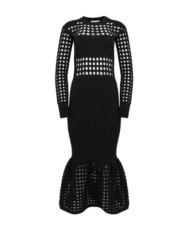 Alexander McQueen Medium Knitted Mesh Dress