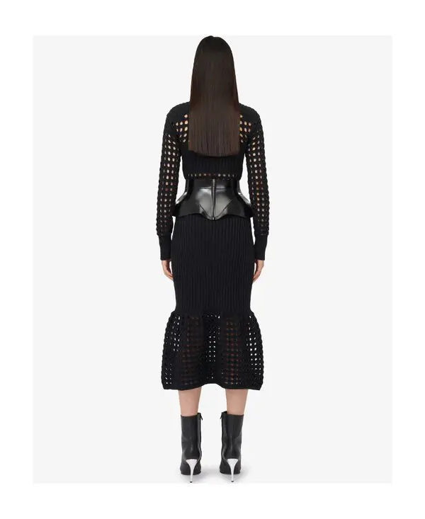Alexander McQueen Medium Knitted Mesh Dress