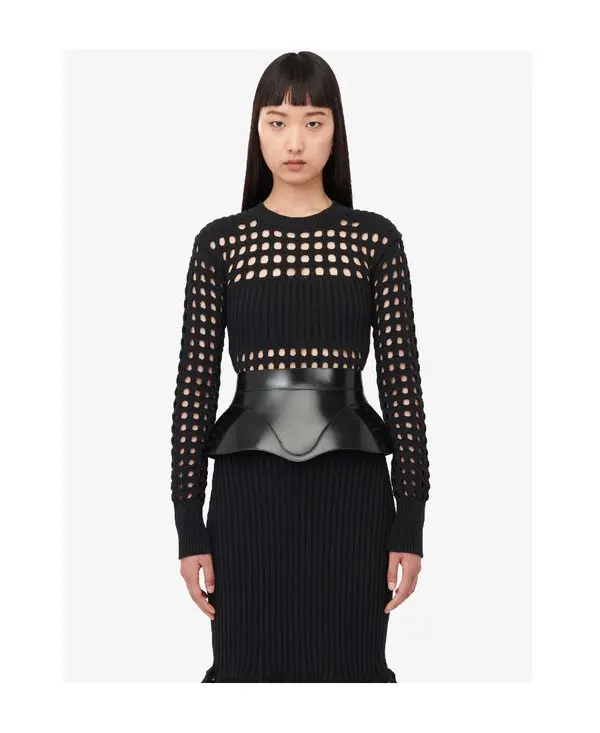 Alexander McQueen Medium Knitted Mesh Dress