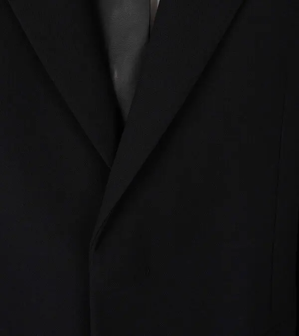 JIL SANDER Textured Lapel Suit - Black