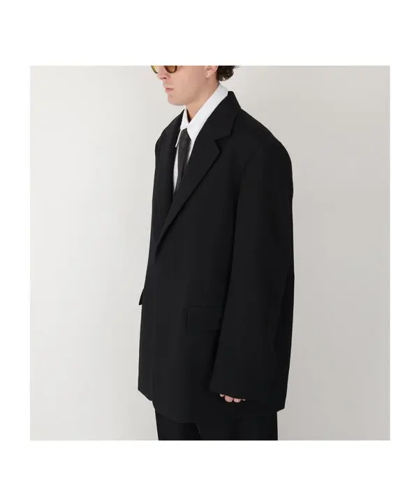 JIL SANDER Textured Lapel Suit - Black
