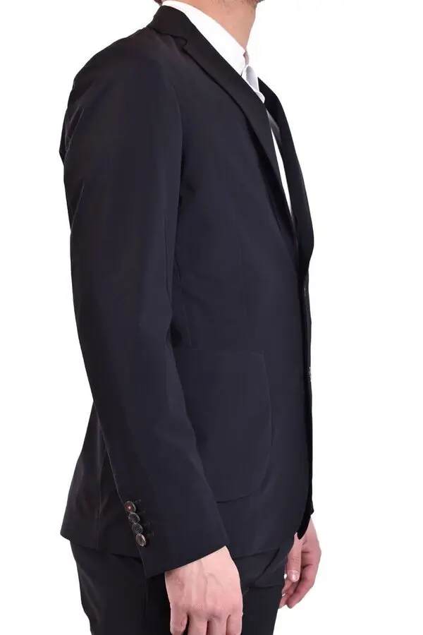 Tagliatore Long Sleeved Tailored Jacket - Black