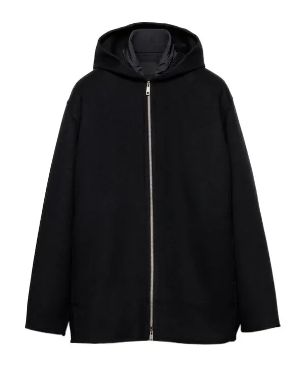 Prada Wool Jacket With Hood