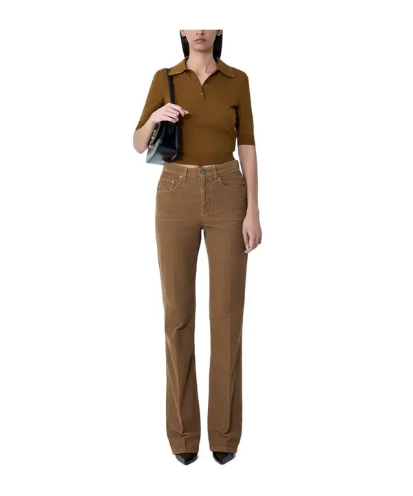 Saint Laurent Clyde High Waist Pants - No