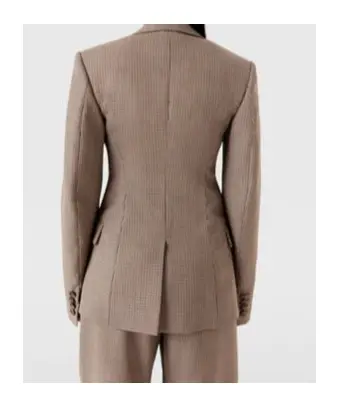 Stella McCartney Checked Single-breasted Blazer - Brown