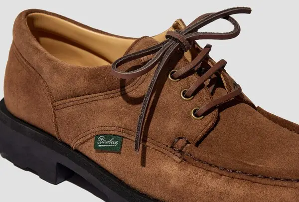 Paraboot Round-toe Suede Loafers - Brown