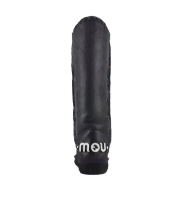 Mou Glitter Logo Eskimo Boots - Black
