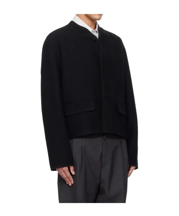 RIER Walker City Crop Wool Long-sleeve Casual Jacket