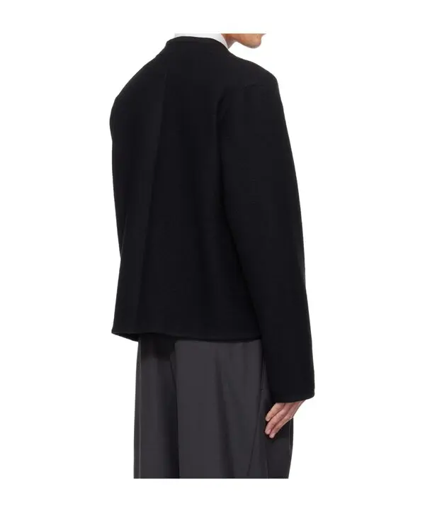 RIER Walker City Crop Wool Long-sleeve Casual Jacket