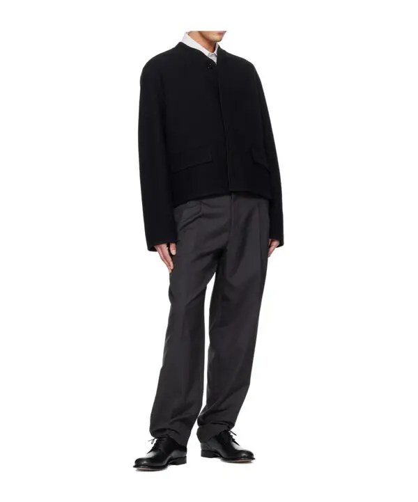 RIER Walker City Crop Wool Long-sleeve Casual Jacket